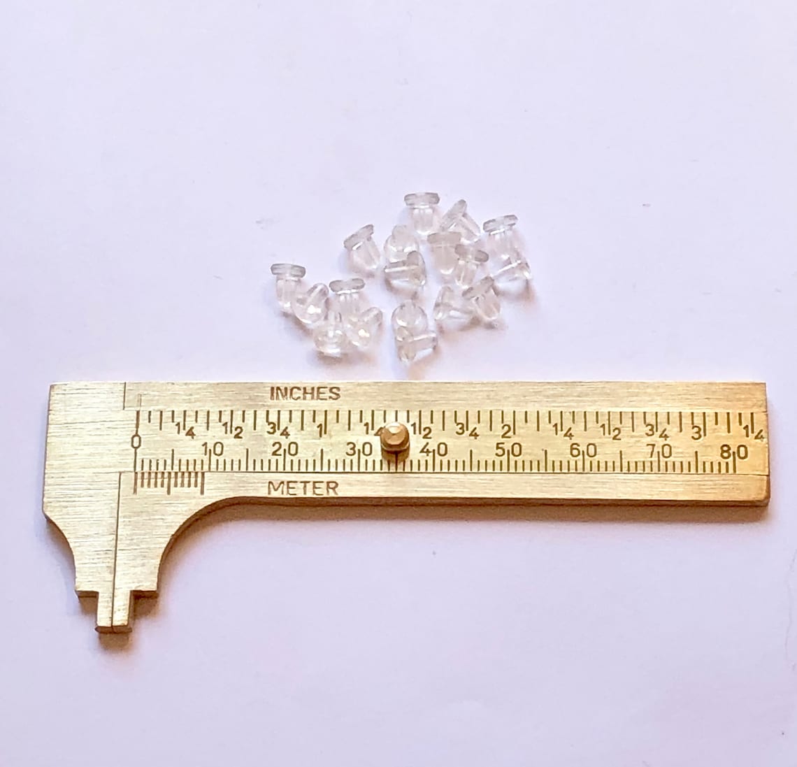 Clear Plastic Earring Backs in 18 Piece Lots for Studs & Wires - Etsy