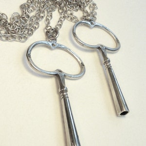 Sterling Silver Clock Key. - Etsy