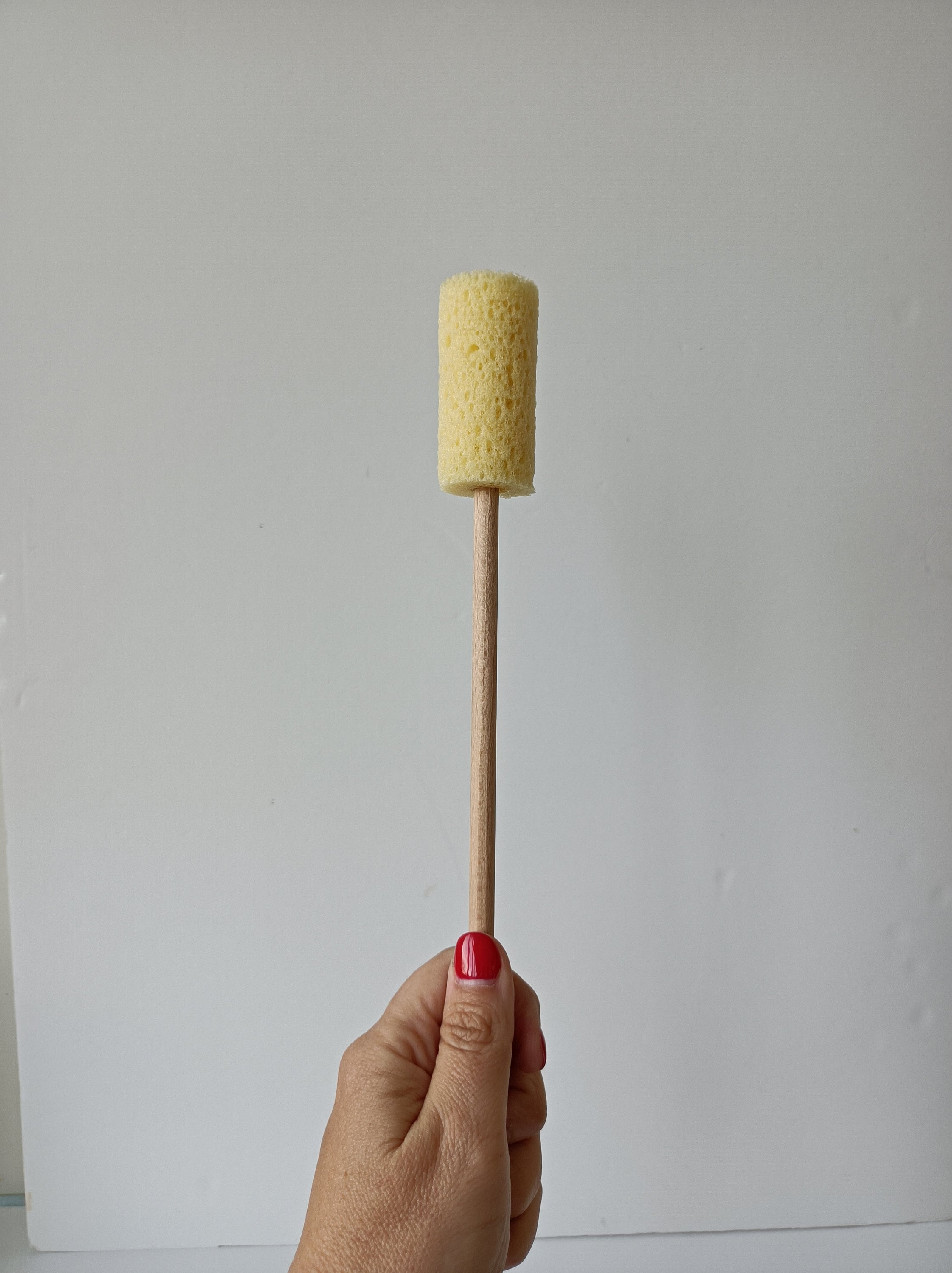 Long Stick Round Sponge for Ceramics Two Sponge Sizes - Etsy