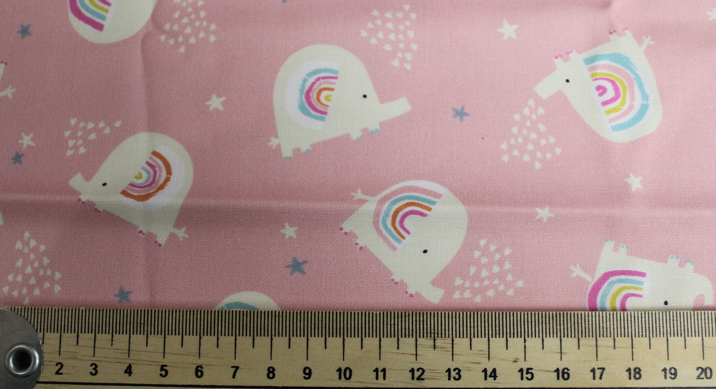 Rainbow Friends - Elephants on Pink by Dashwood Studio - Etsy UK