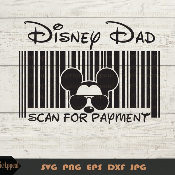Mickey Dad Svg - Etsy