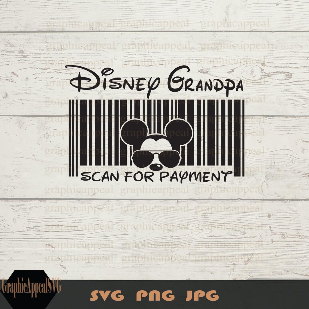 Scan for Payment Svg, Mouse With Sunglasses Svg, GRANDPA, Aviator ...