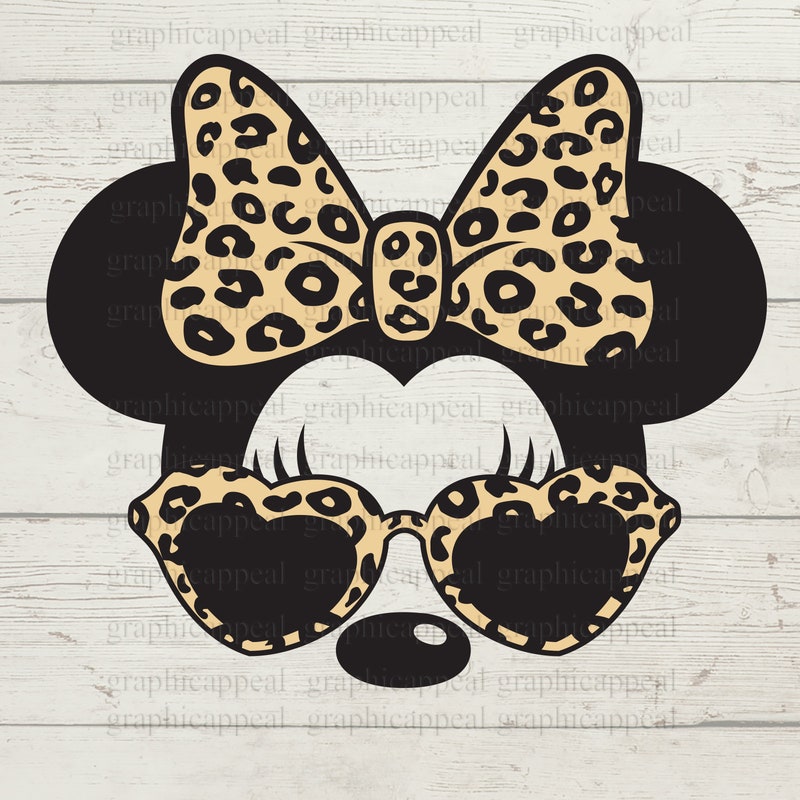 Minnie Cheetah Svg Etsy