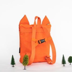 Fox Backpack Toddler Backpack Children Backpack Printed Fox | Etsy