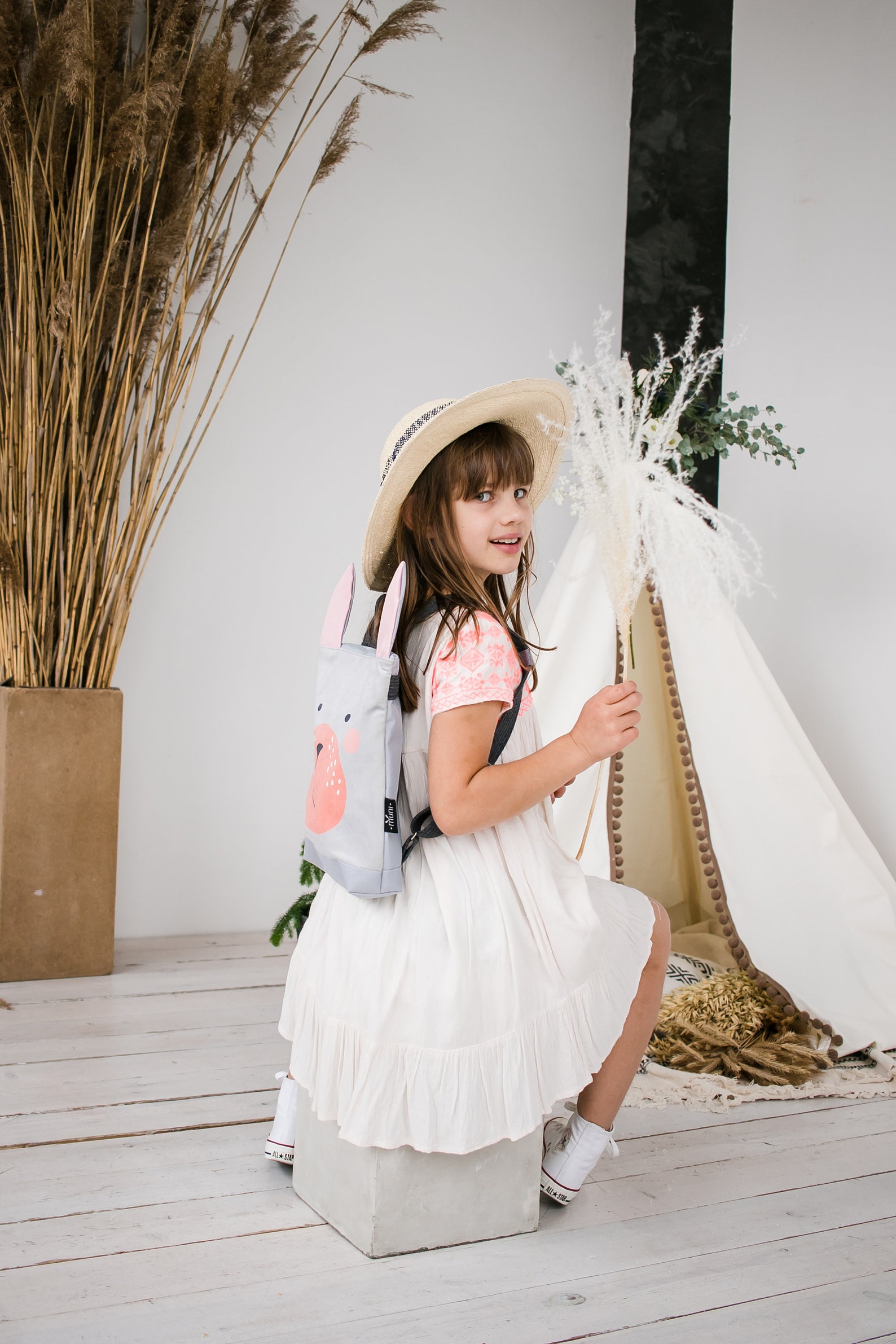 Bunny Backpack Kids Backpack Toddler Backpack Printed | Etsy