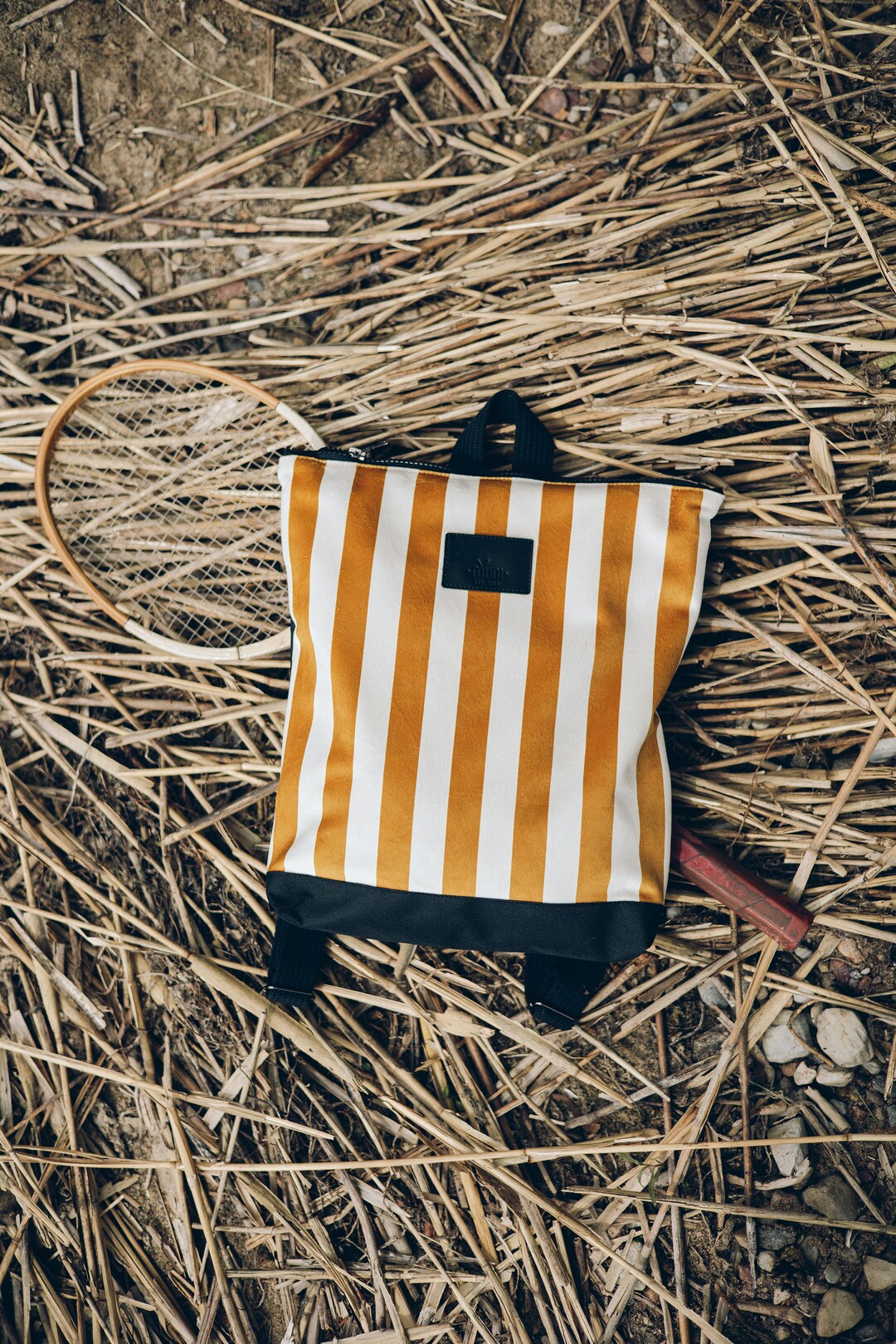 Yellow Striped Backpack for Girls, Kids Backpack, Toddler Backpack ...