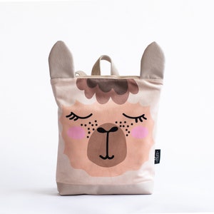 Llama Backpack, Kids Backpack, Printed Toddler Backpack, Alpaca ...