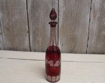 Red Flash Glass | Etsy