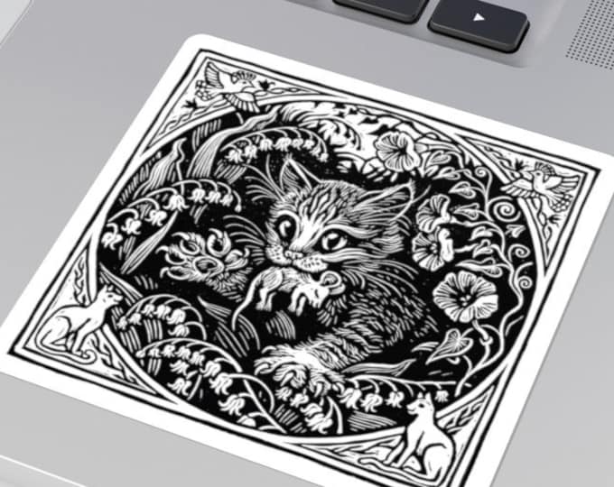 Hare Rabbit Bunny Vinyl Sticker Waterproof Decal. - Etsy