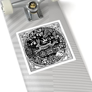 Hare Rabbit Bunny Vinyl Sticker Waterproof Decal. - Etsy