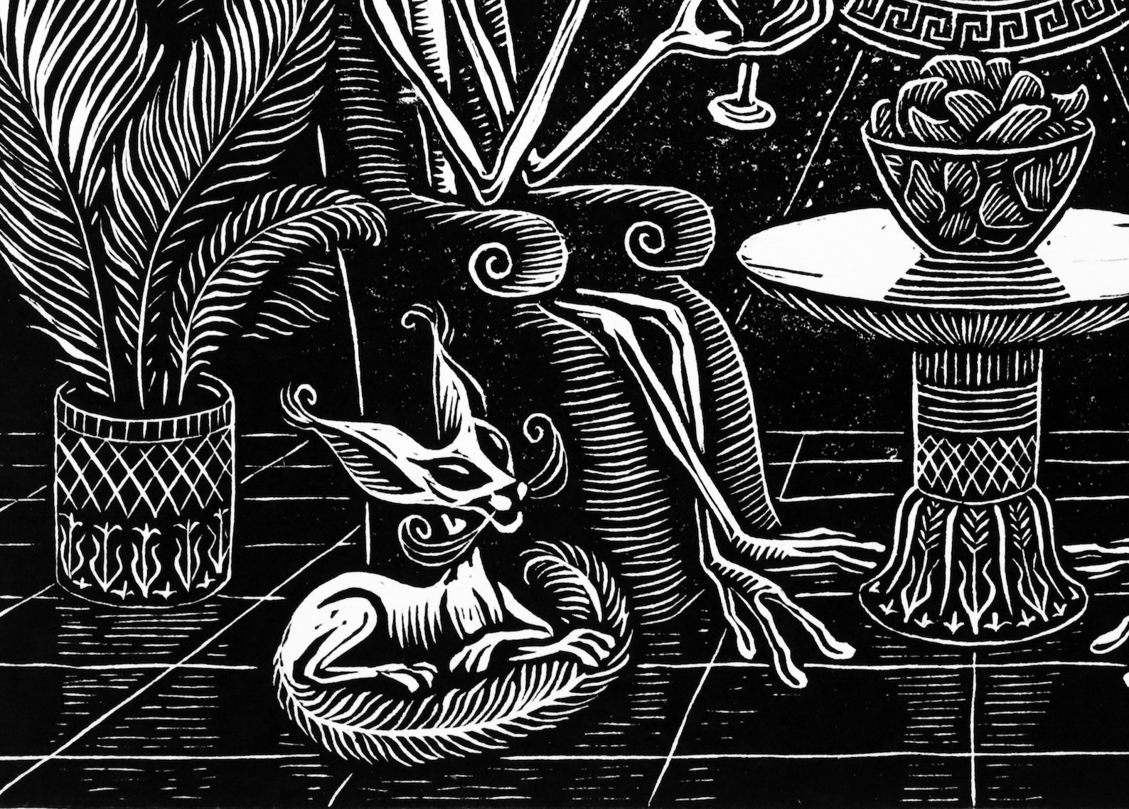 Alien Couple Drinking Wine Smoking Weed Linocut Print UFO - Etsy