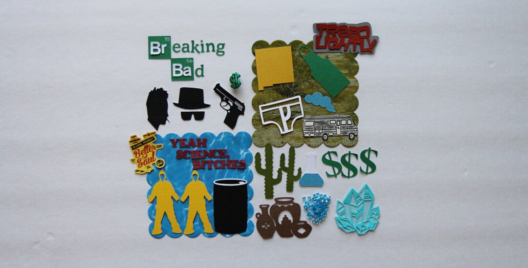 Breaking Bad Custom Chipboard Mini Book Album DIY Kit Scrapbooking ...