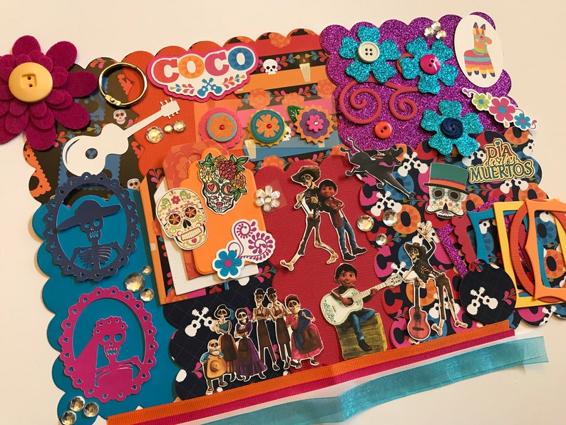 Disney Pixar Coco Custom Chipboard Mini Book Album DIY Kit - Etsy