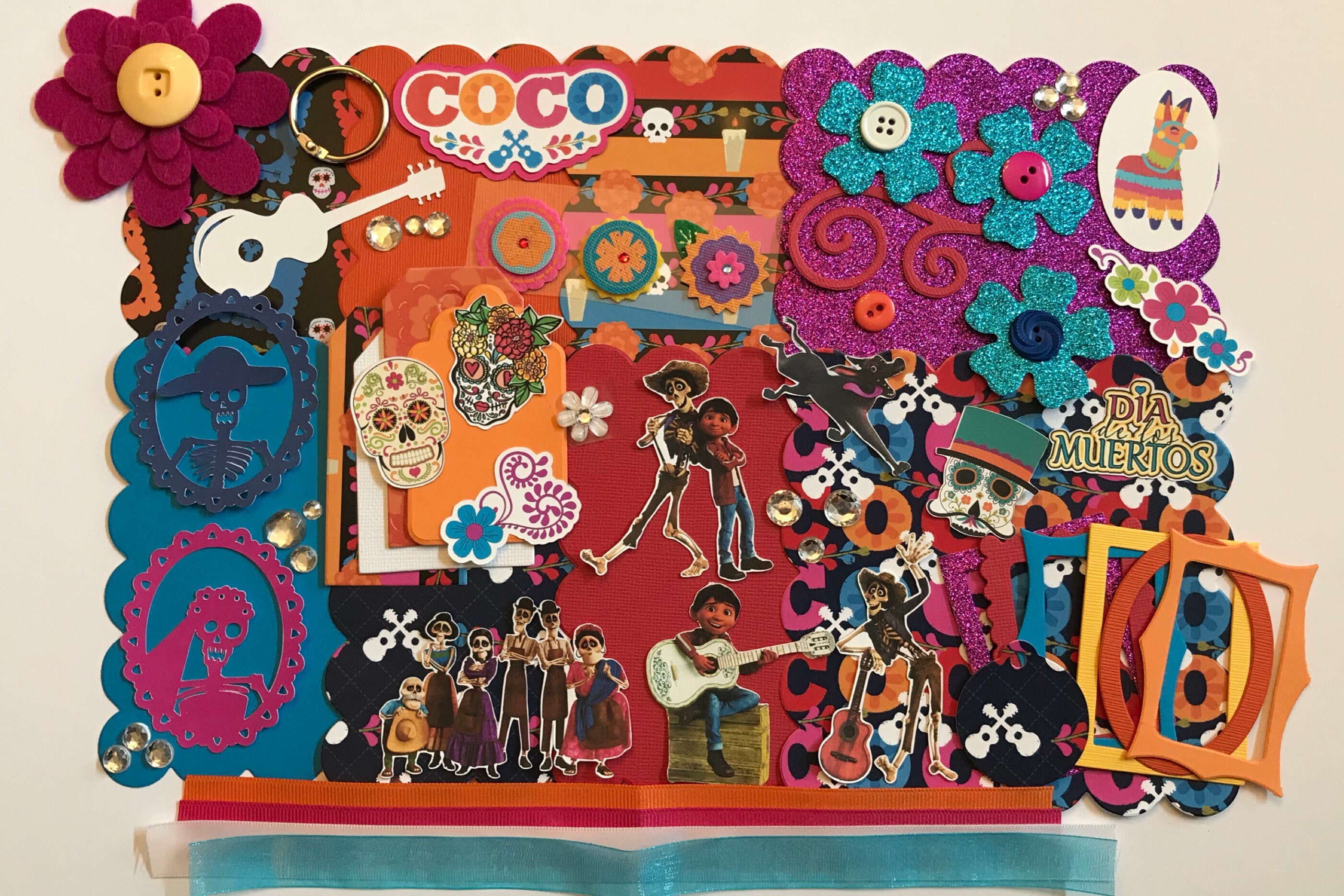 Disney Pixar Coco Custom Chipboard Mini Book Album DIY Kit | Etsy