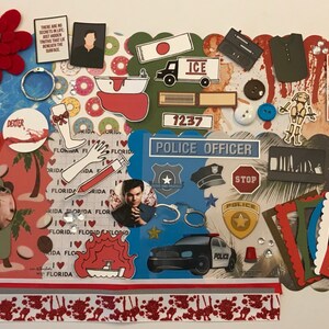 Dexter Morgan Custom Chipboard Mini Book Album DIY Kit Scrapbooking - Etsy