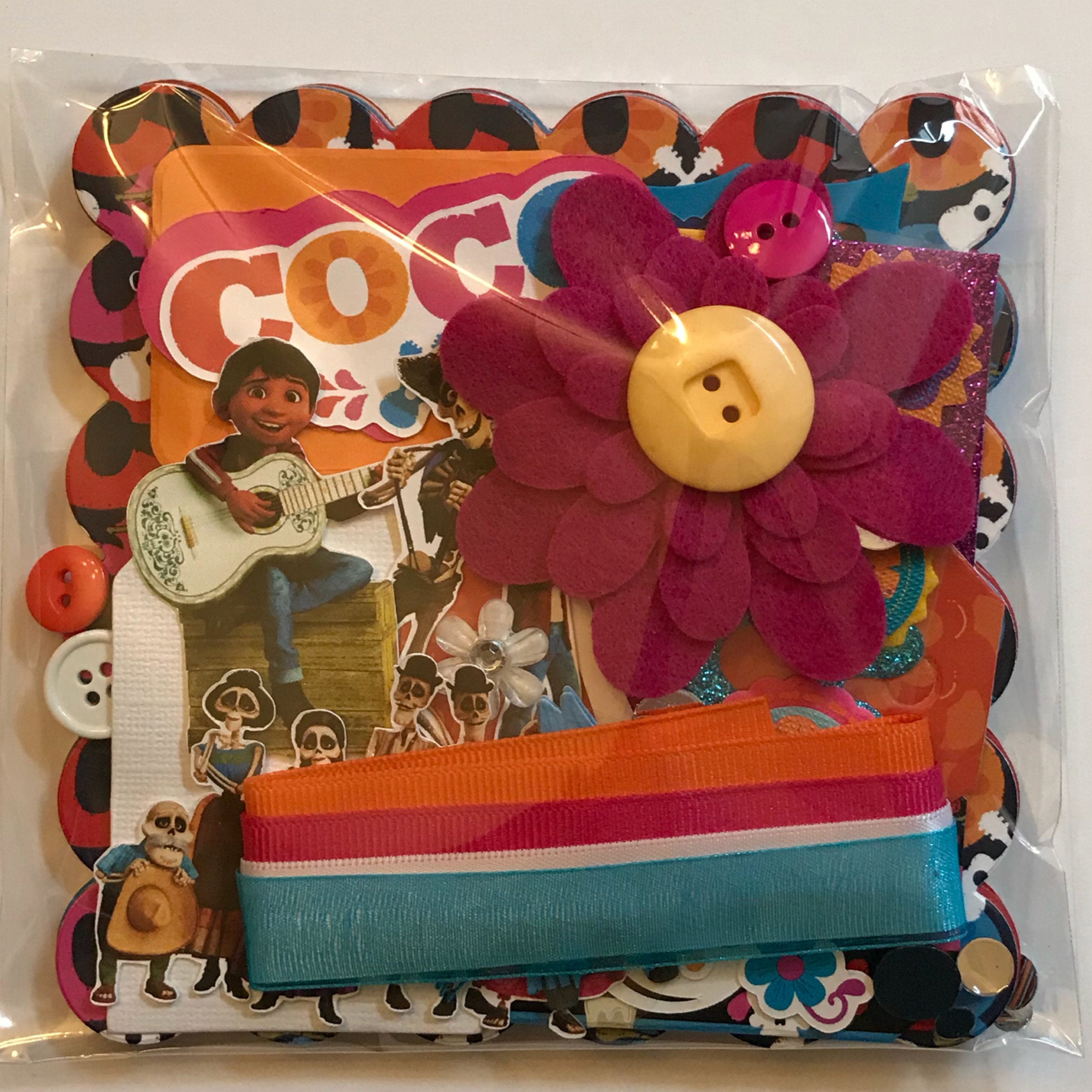 Disney Pixar Coco Custom Chipboard Mini Book Album DIY Kit | Etsy