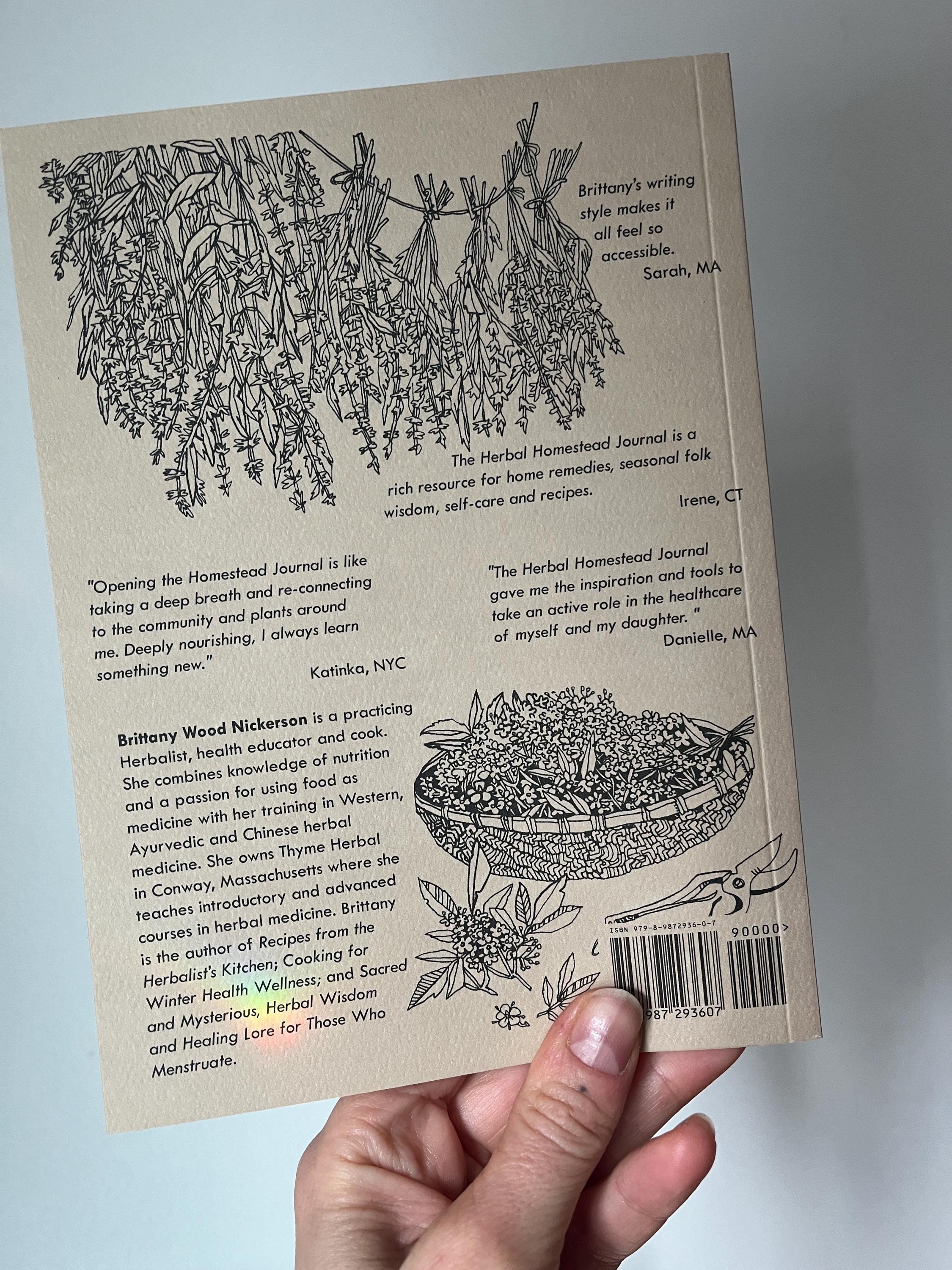 Herbal Homestead Journal Book - Etsy