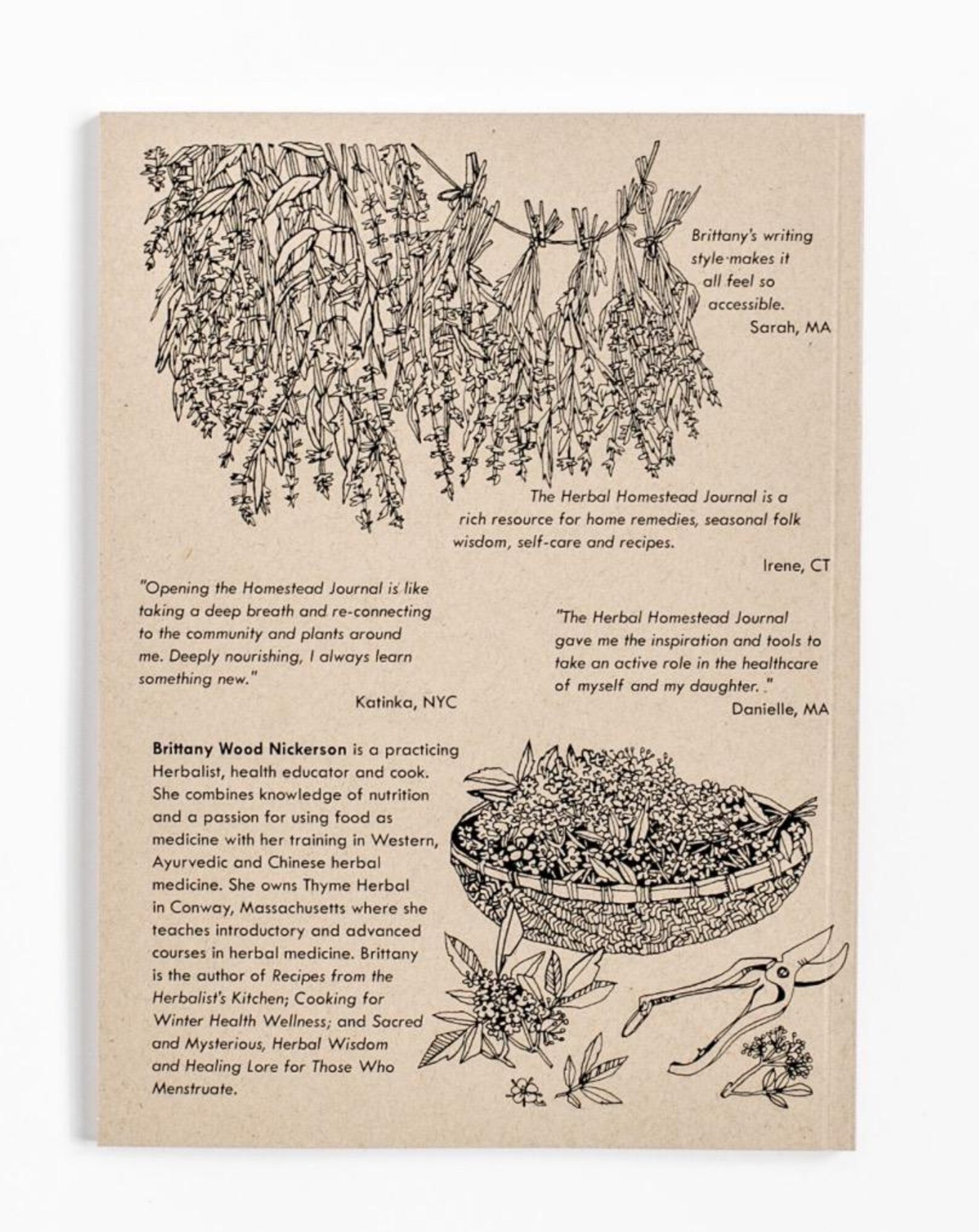 Herbal Homestead Journal Book - Etsy