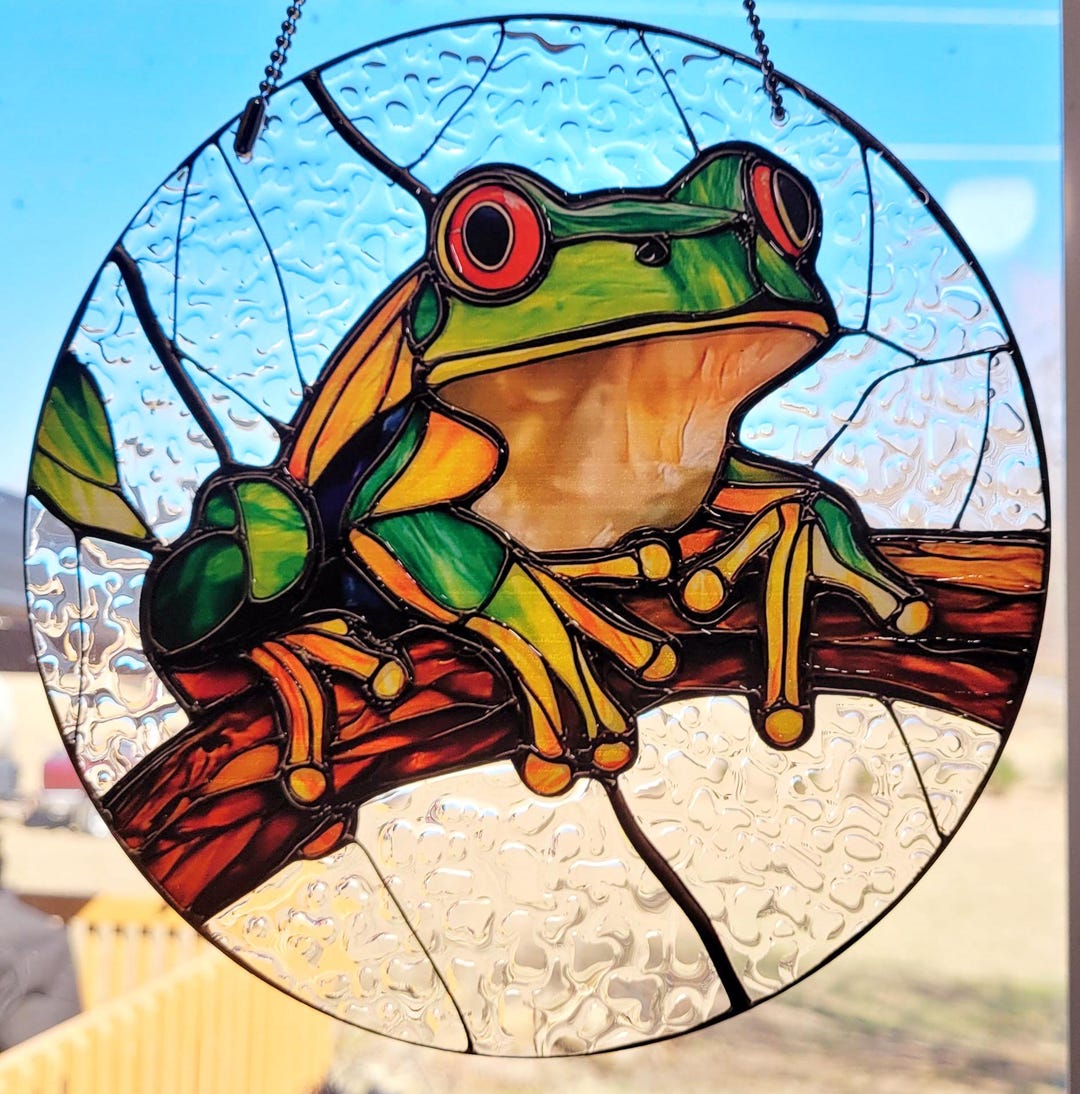 Stunning Frog Frogs Suncatcher Sun Catcher Handmade - Etsy