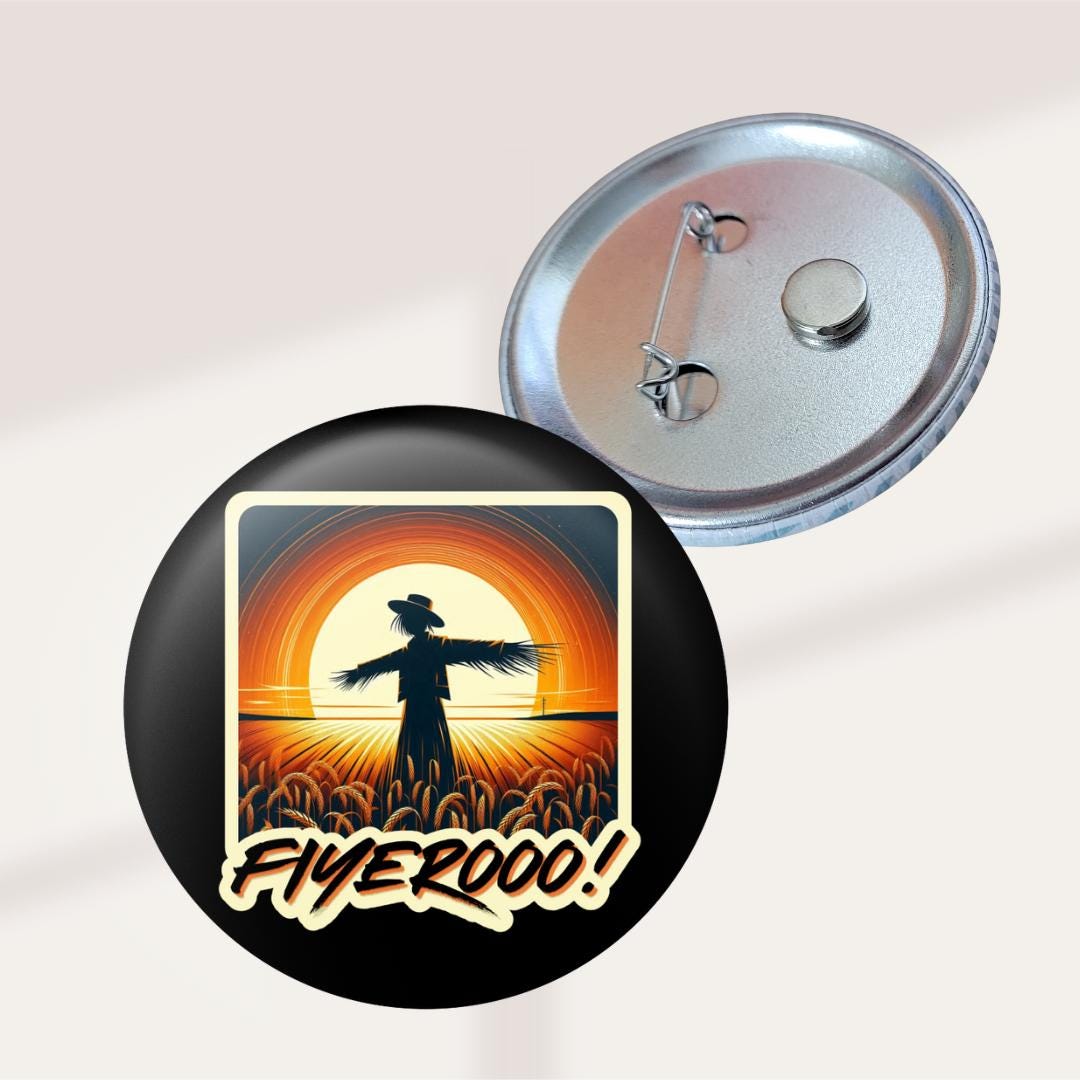 Fiyero Scarecrow Pin | Wicked Movie Inspired Pin‑back Button, Wicked ...