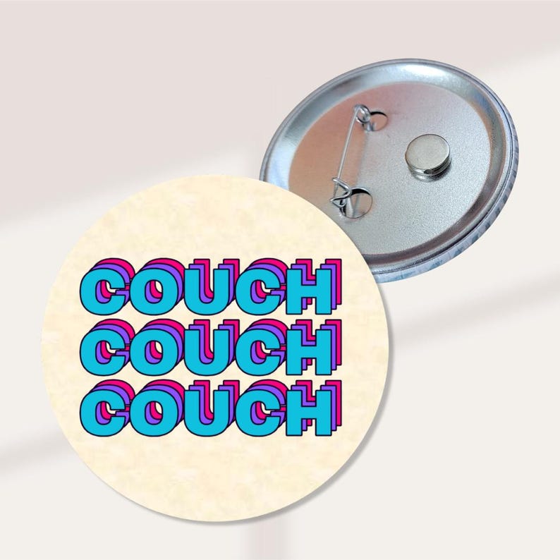 Couch, Couch, Couch | Pin-back Button, K-pop Demon Hunters Inspired ...