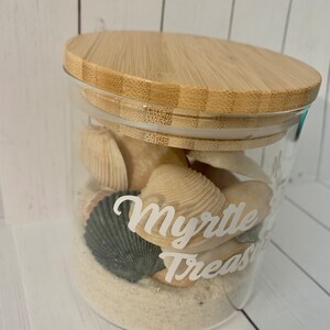 Shell Jarvacation Sand Keepsake Jar Personalized Sand - Etsy