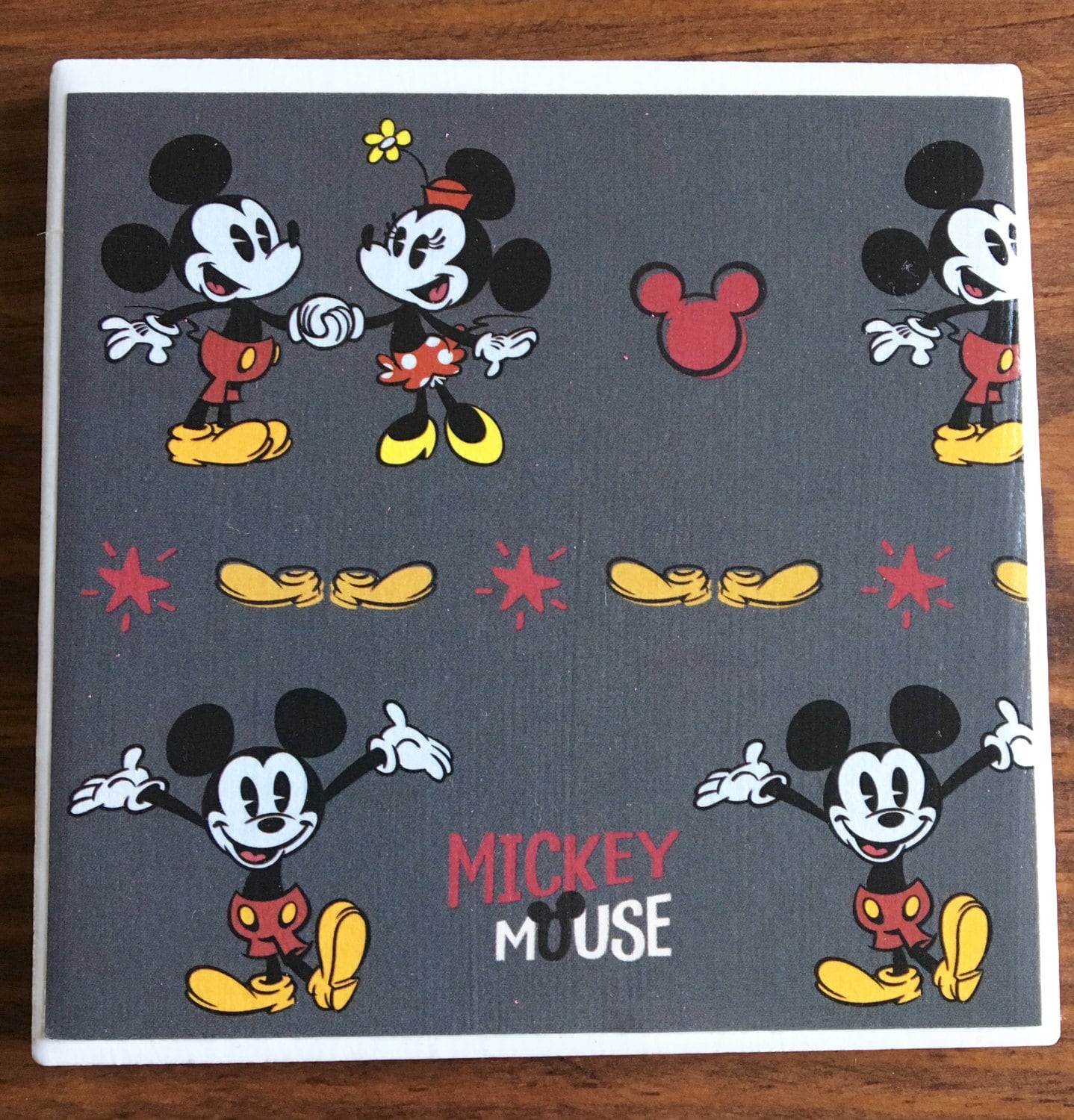 Mickey Mouse Minnie Mouse coasters Disney theme coasters | Etsy