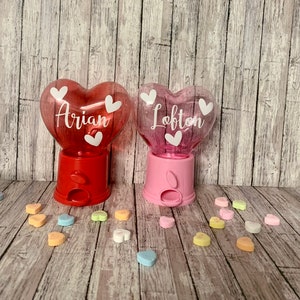 Personalized Candy Dispenser,valentine’s Day Candy Dispenser, Valentine ...