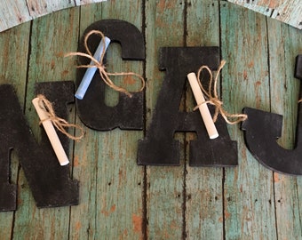 Chalkboard Letter | Etsy