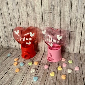 Personalized Candy Dispenser,valentine’s Day Candy Dispenser, Valentine ...