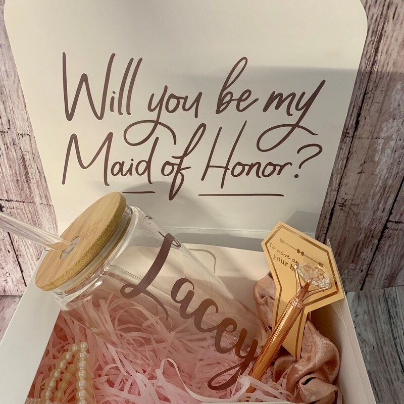 Maid of Honor Box - Etsy