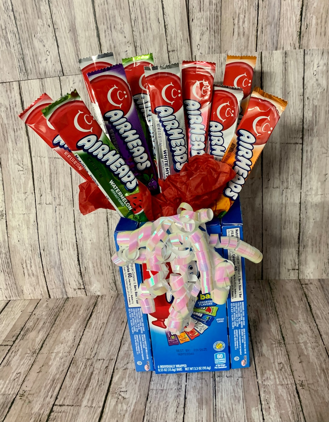 Airheads Candy Bouquet, Valentine’s Day Gift Candy Bouquet, Candy ...