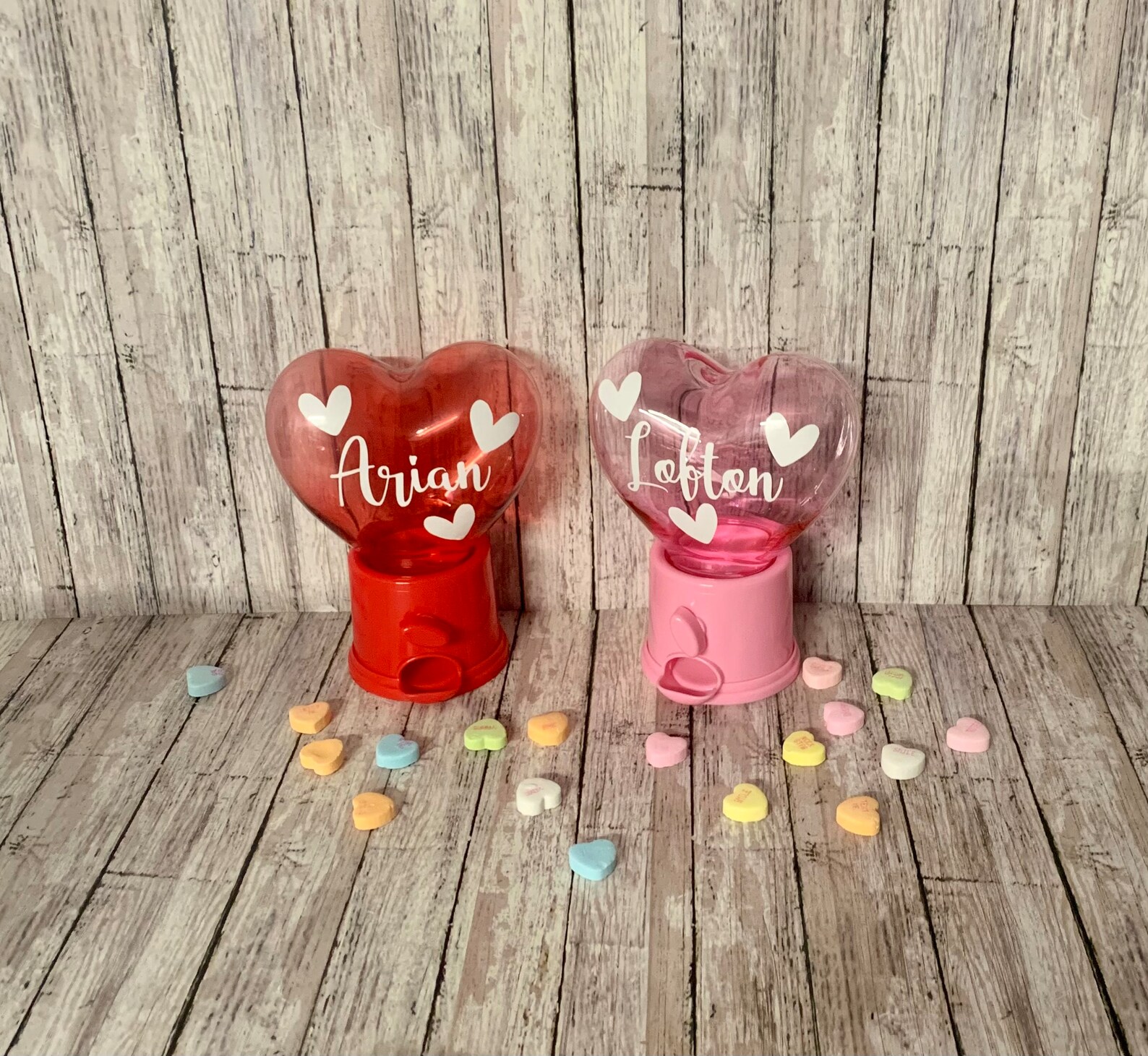 Personalized Candy Dispenser,valentine’s Day Candy Dispenser, Valentine ...