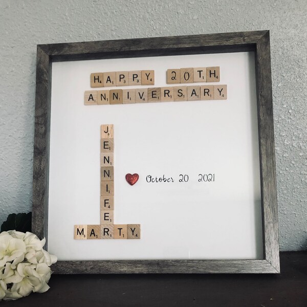 Scrabble Wedding - Etsy