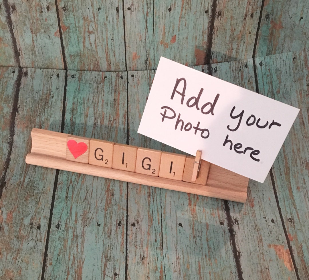 Personalized Scrabble Name Plate, Gigi Name Plate, Mother's Day ...