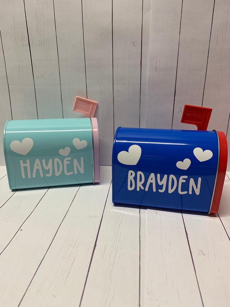 Personalized Valentine’s Mailbox for Kids, Kids Mailbox Gift With Name ...