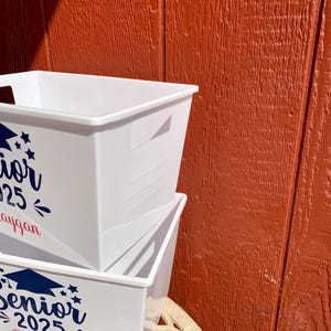 Personalized Graduation Gift Bucket, Personalized Senior Basket, High ...