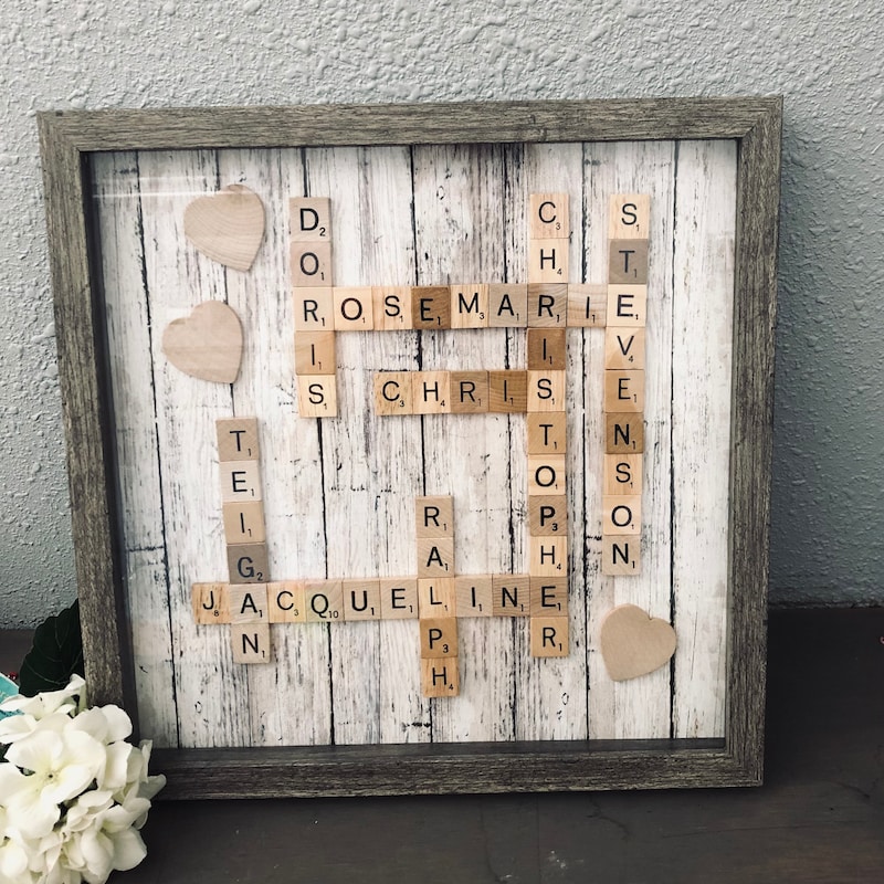 Scrabble Frame - Etsy UK