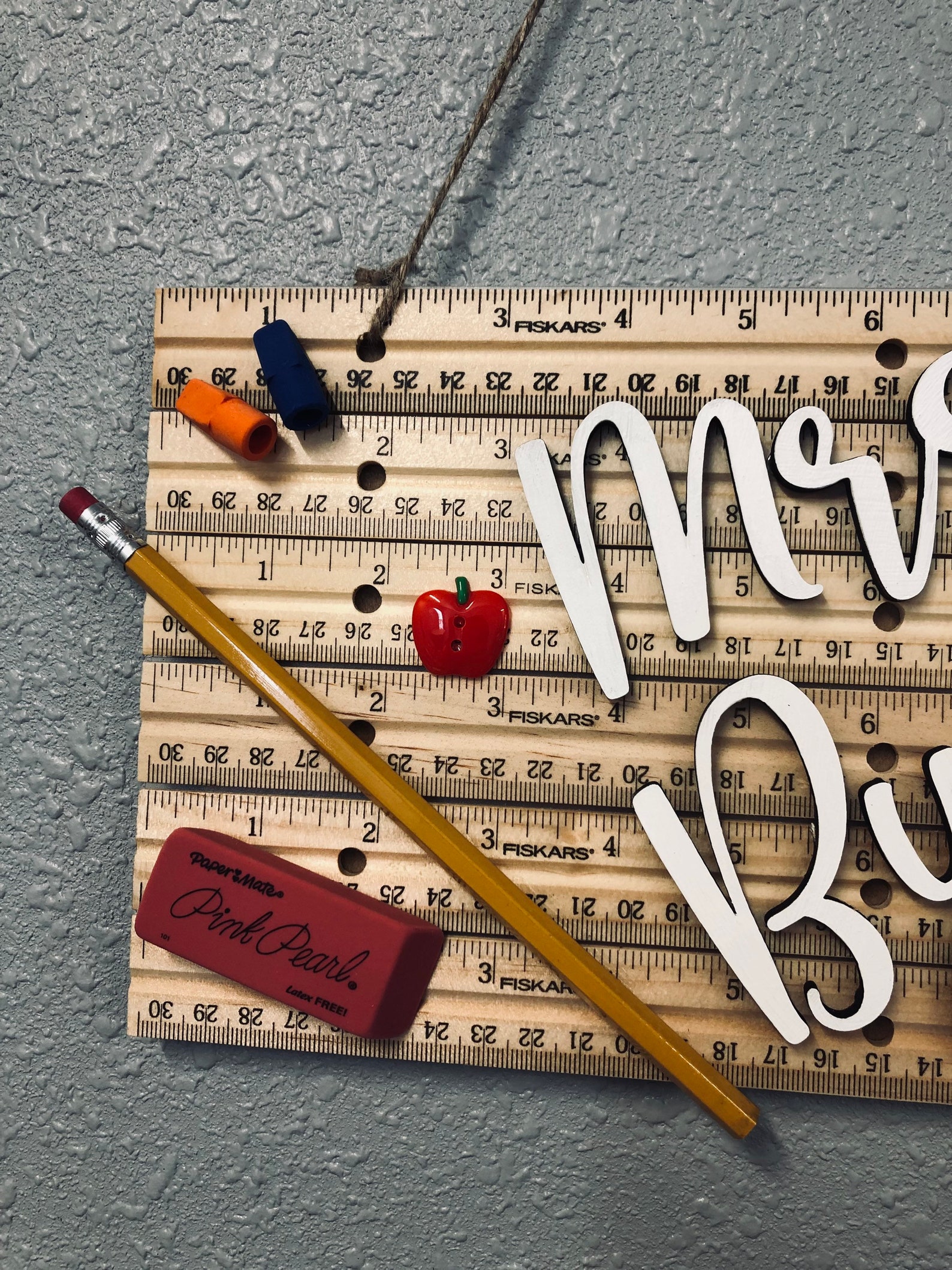 Teacher Ruler Sign Ruler Sign Teacher Door Hanger Teacher - Etsy