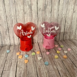 Personalized Candy Dispenser,valentine’s Day Candy Dispenser, Valentine ...