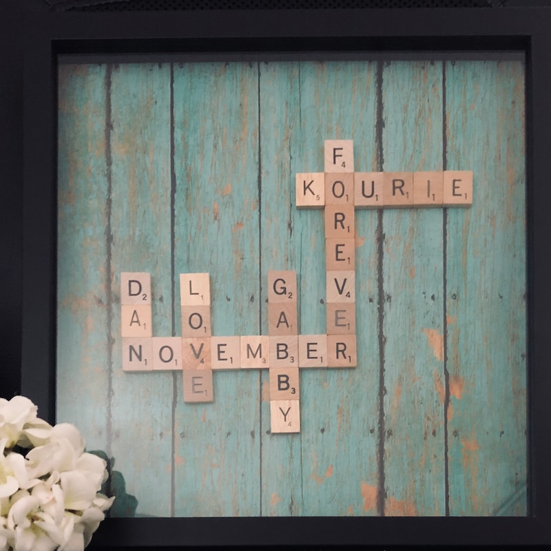 Scrabble Frame - Etsy UK