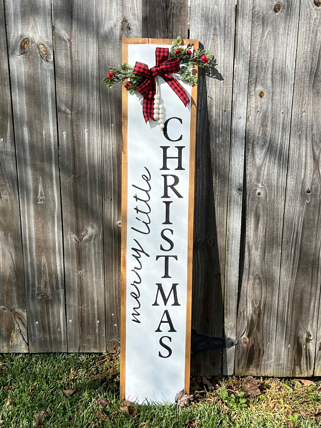 Merry Little Christmas Leaner Sign - Etsy