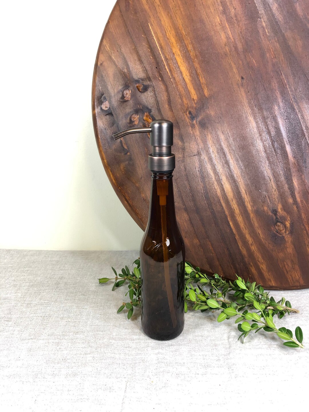 Beer Cola Soda Pop Bottle Soap Dispenser Bathroom Kitchen Pump Brown ...