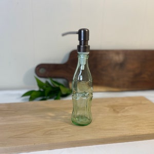 Coke Coca Cola Soda Bottle Soap Dispenser Bathroom Kitchen Pump Green ...