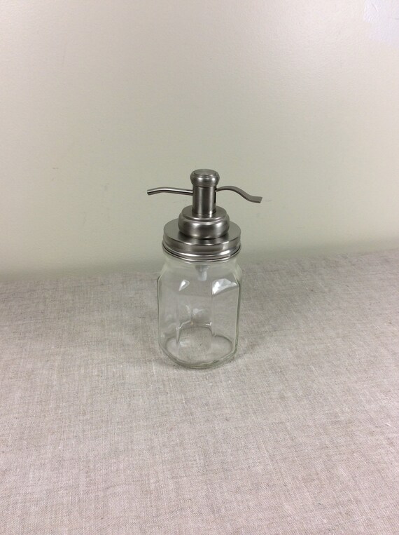 Octagonal Quart Mason Jar Soap Dispenser Bathroom Kitchen Pump - Etsy