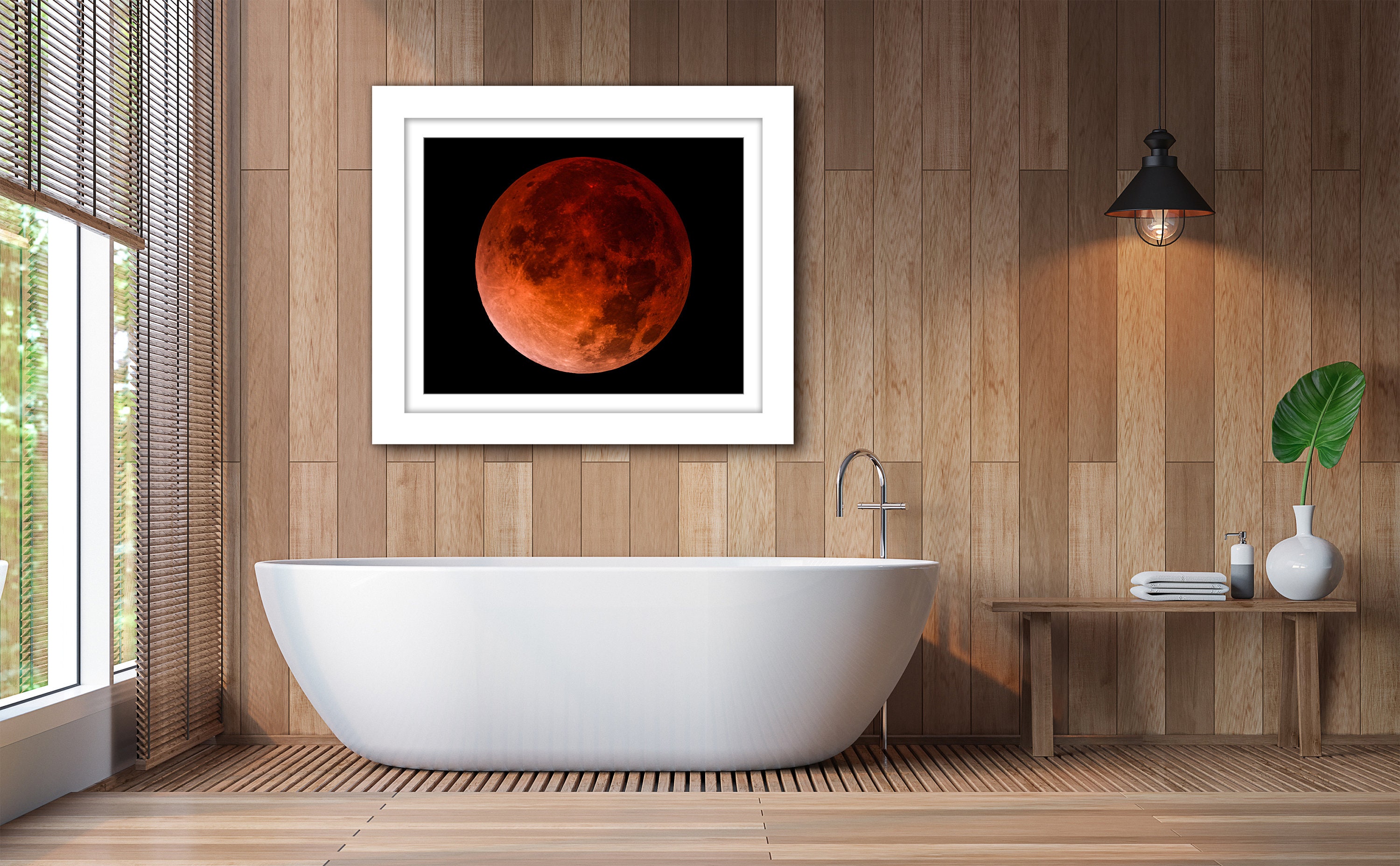 Lunar Eclipse Print, Lunar Eclipse Wall Art, Astrophotography ...