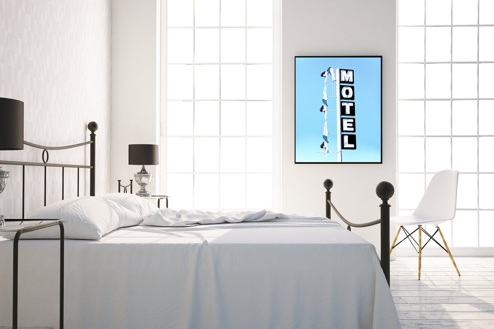 Diving Girls Motel Sign Photo, Startlite Motel Sign, Mesa Arizona ...