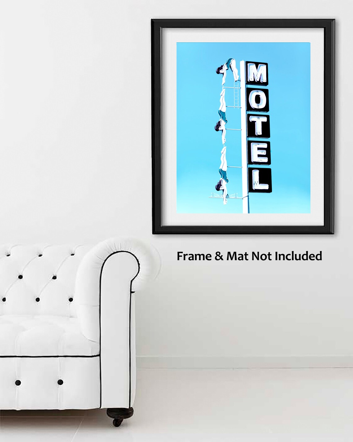 Diving Girls Motel Sign Photo, Startlite Motel Sign, Mesa Arizona ...