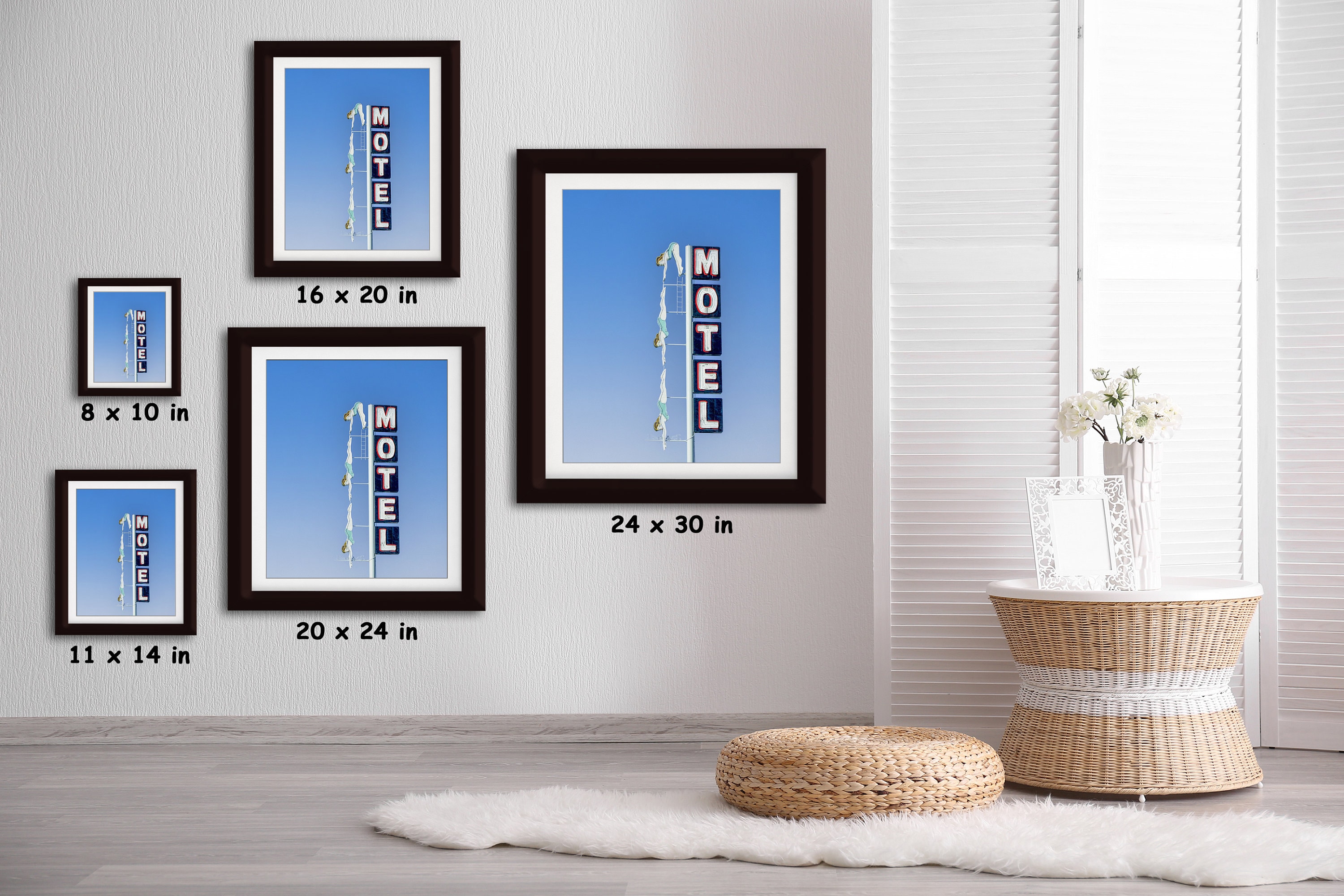 Mesa Diving Girl Retro Neon Sign Photo, Vintage Motel Sign, Starlight ...