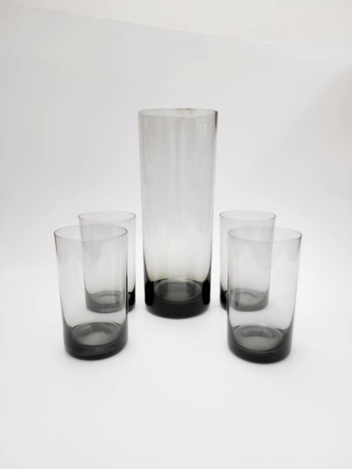 Mid Century Kaj Franck 1609 Smoke Gray Martini Pitcher and - Etsy